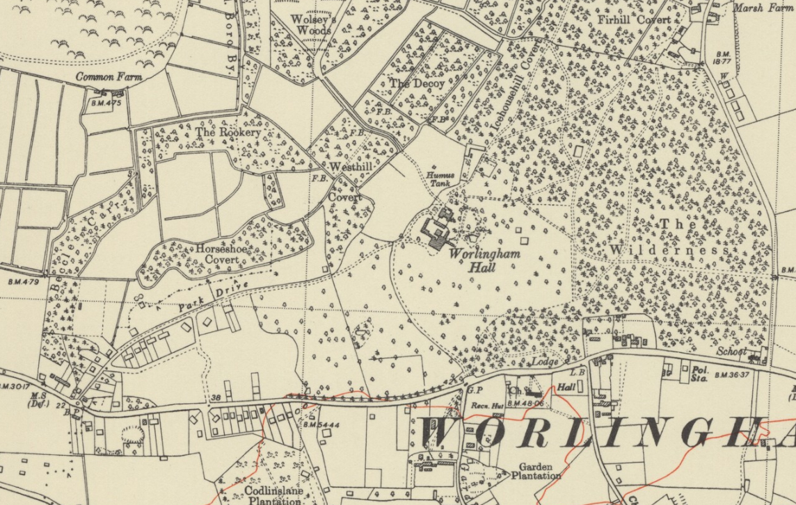 Worlingham Hall | Suffolk's Historic Gardens & Parks Inventory