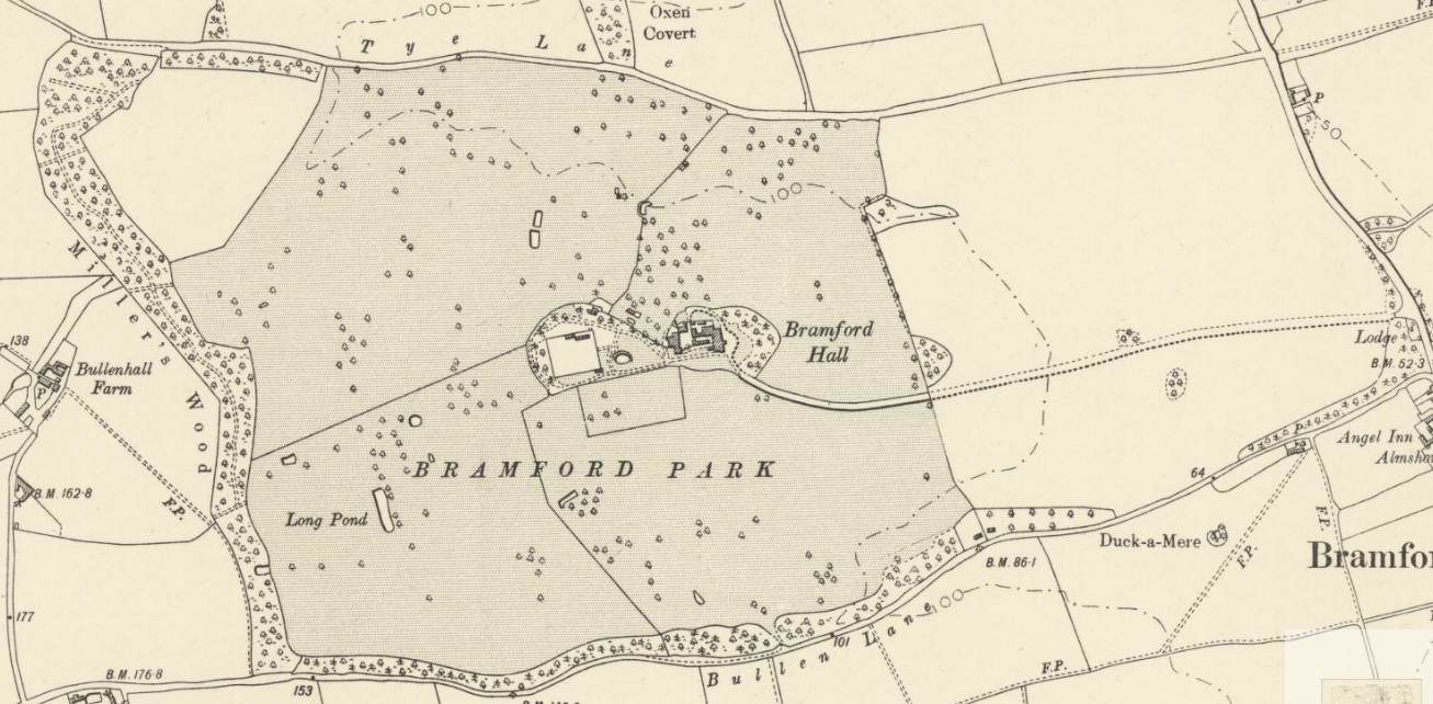Bramford Hall | Suffolk's Historic Gardens & Parks Inventory