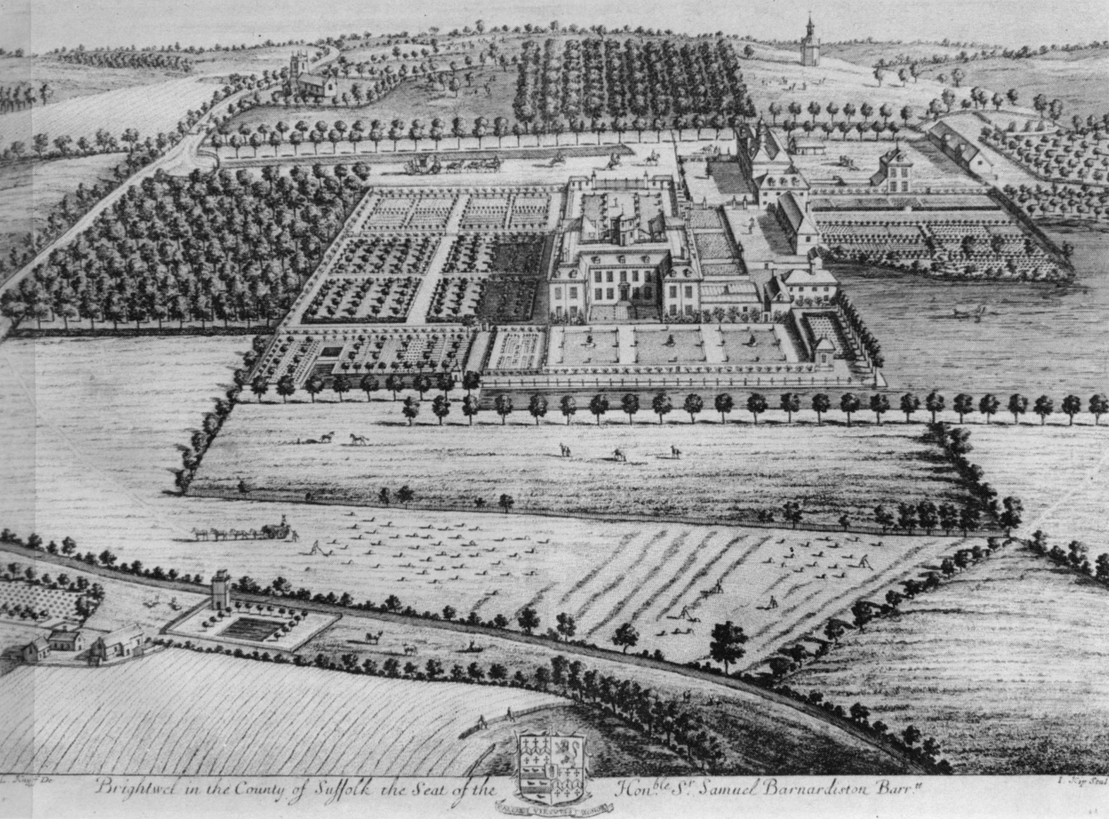 Brightwell Hall | Suffolk's Historic Gardens & Parks Inventory
