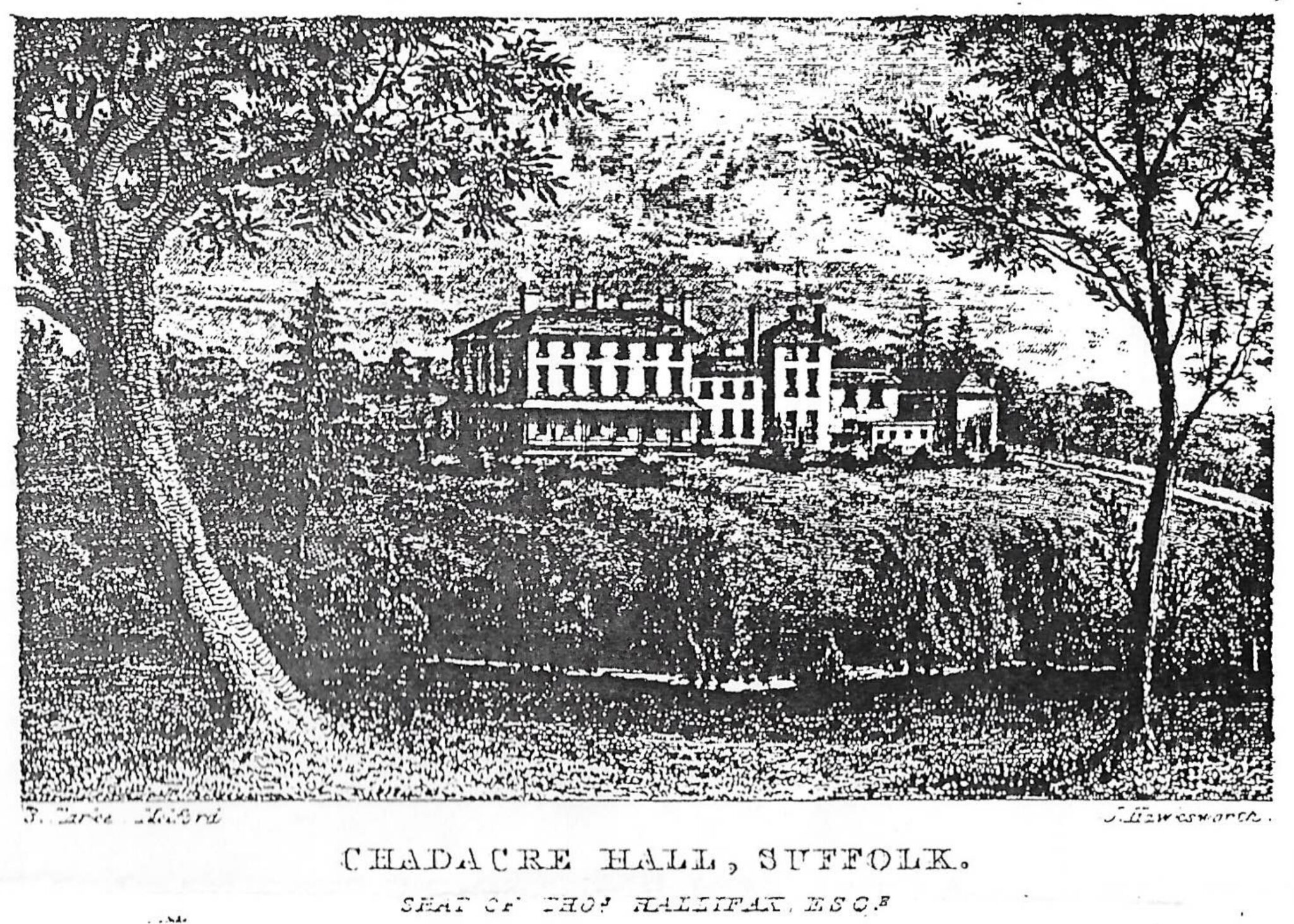 Chadacre Hall | Suffolk's Historic Gardens & Parks Inventory